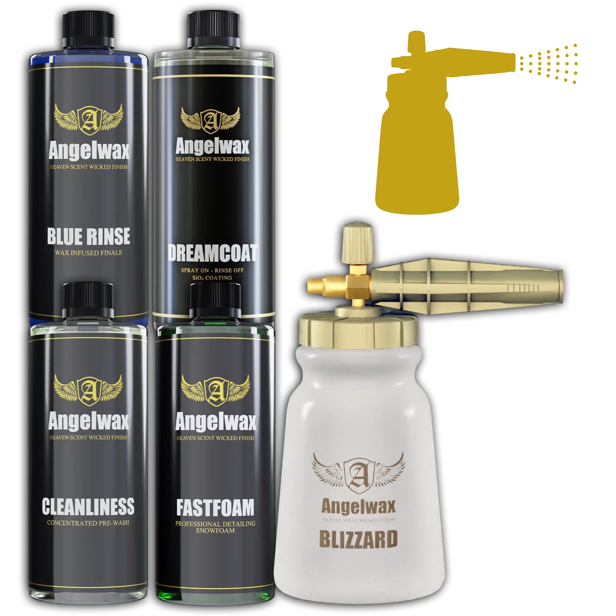 Blizzard Bundle - Foamgun with 4 Angelwax products – Angelwax USA